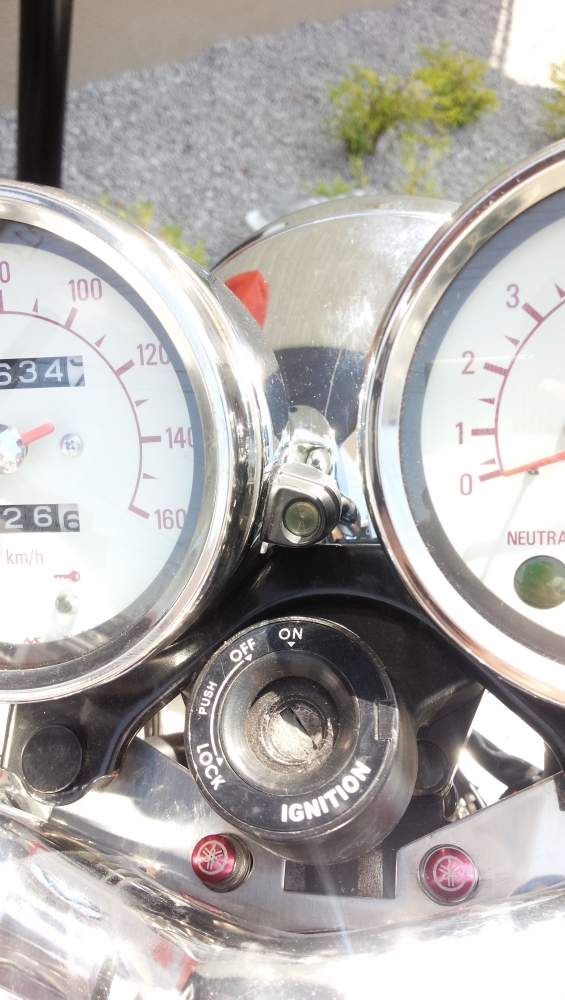 SR400 3HTP ETC取り付け - ガンザキとバイクと