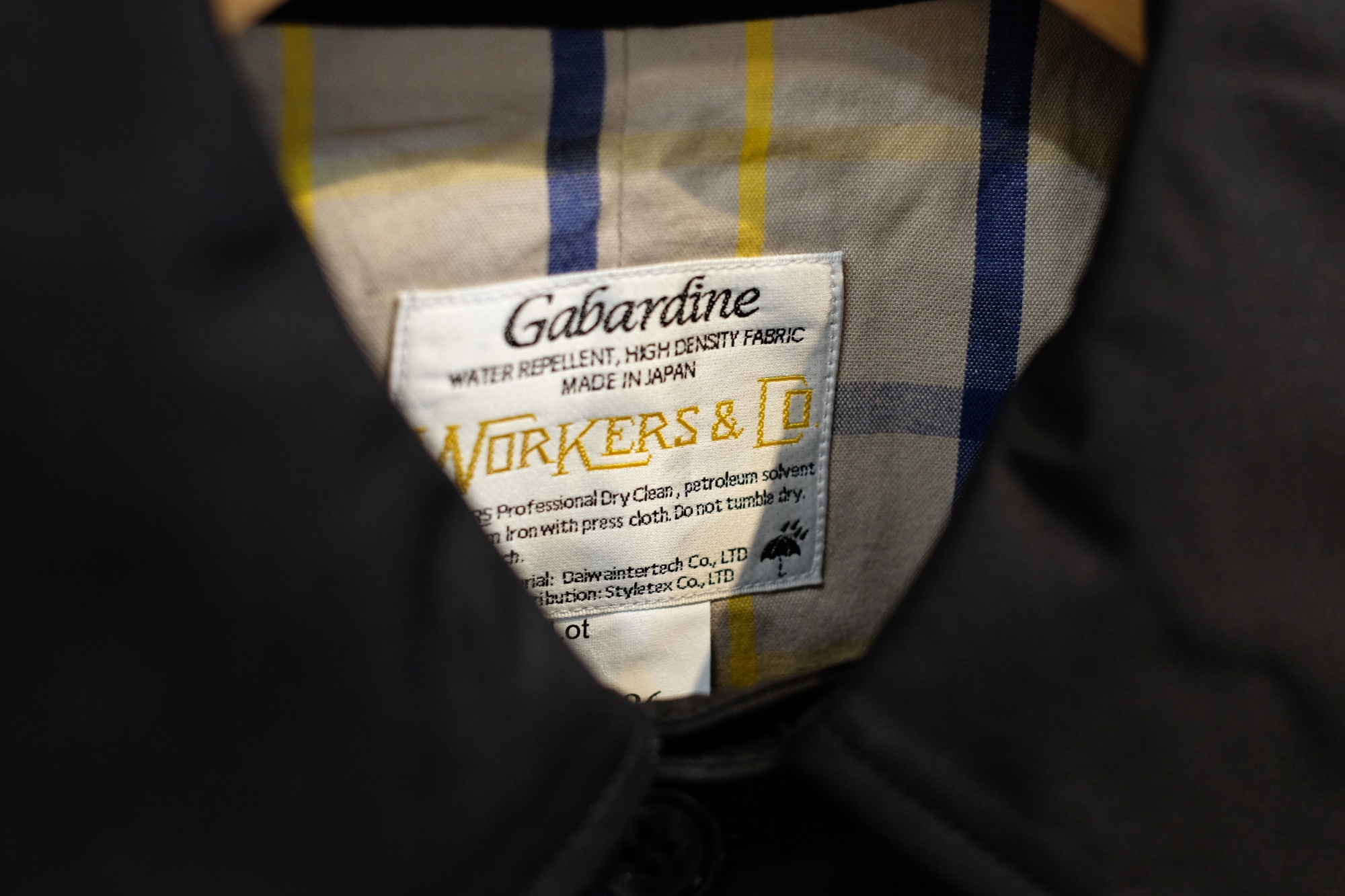 Workers(ワーカーズ)さんの、やっぱり素敵な撥水ギャバジン Workers(ワーカーズ)さんの、やっぱり素敵な撥水ギャバジン