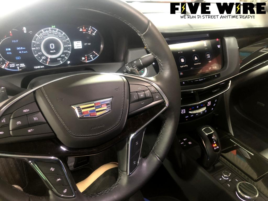 新型キャデラックCT6にTVキャンセラー！ | 大阪FIVE WIRE公式ブログ