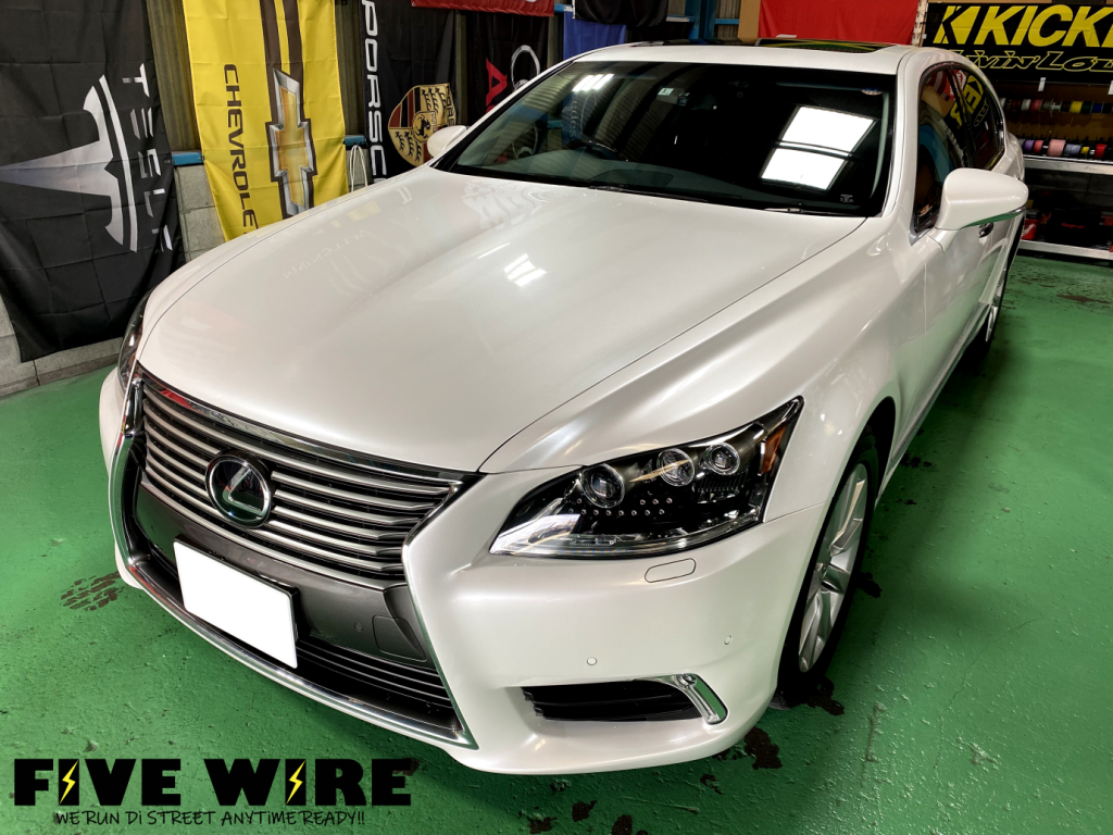 40後期レクサスLS460にIGLA＆KEYLESS BLOCK！ | 大阪FIVE WIRE公式ブログ