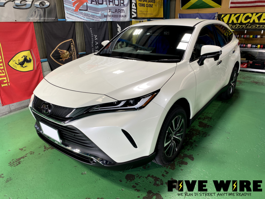 新車ハリアー80にスマートキー連動Grgo＆IGLA！ | 大阪FIVE WIRE公式ブログ