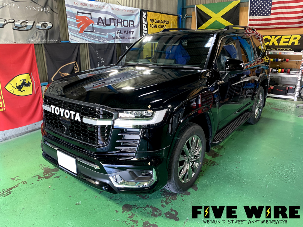 ランドクルーザー300にオーサーアラームIGLA！ | 大阪FIVE WIRE公式ブログ
