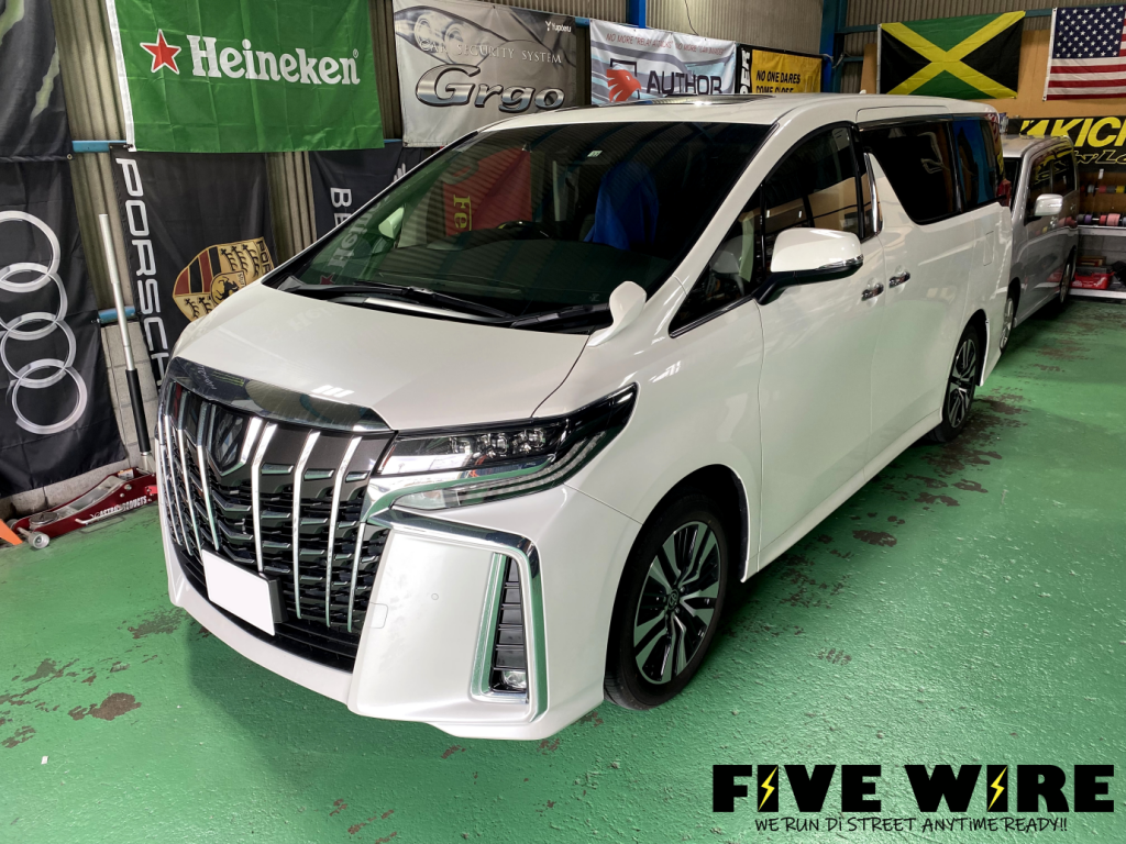 30アルファードにオーサーアラームIGLAなど！ | 大阪FIVE WIRE公式ブログ