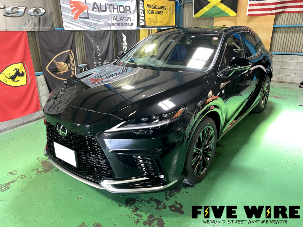 レクサスRX350にオーサーアラームIGLA！ | 大阪FIVE WIRE公式ブログ