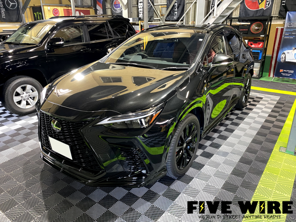 レクサスNX350hにオーサーアラームIGLA！ | 大阪FIVE WIRE公式ブログ