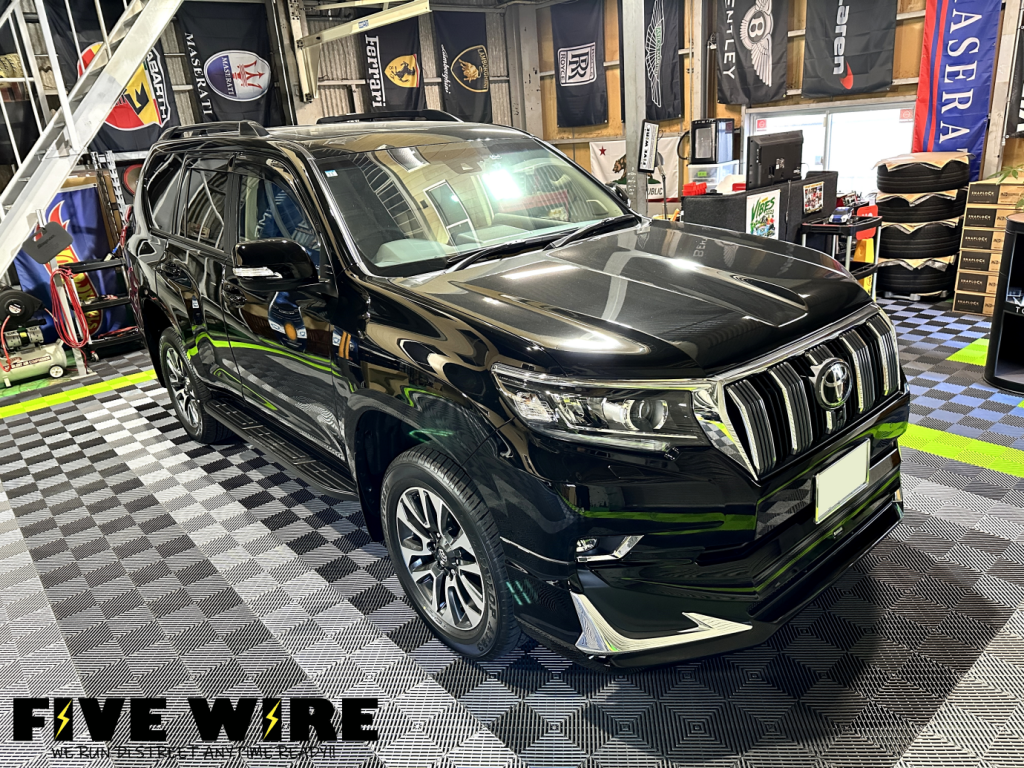 150プラドにスマートキー連動Grgo＆IGLA！ | 大阪FIVE WIRE公式ブログ