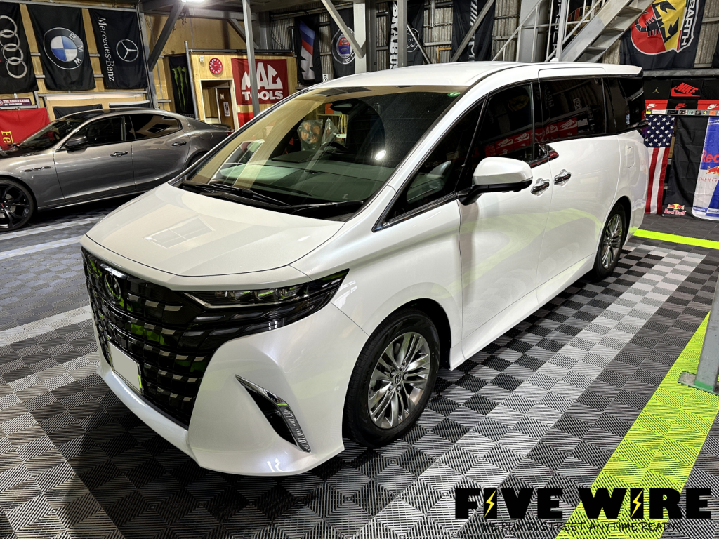 40アルファードにオーサーアラームIGLA！ | 大阪FIVE WIRE公式ブログ