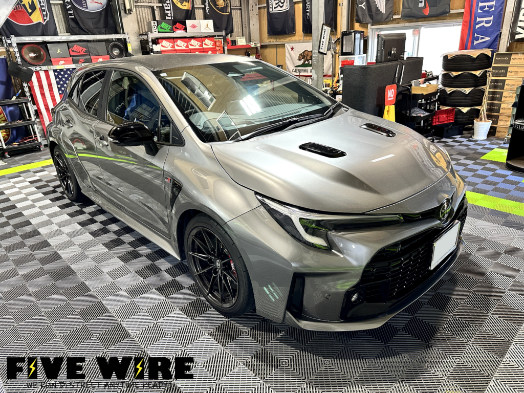 GRカローラにオーサーアラームIGLA！ | 大阪FIVE WIRE公式ブログ