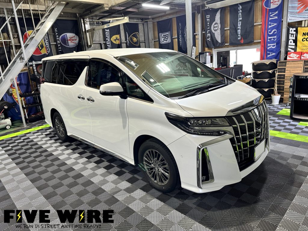 30アルファードにオーサーアラームIGLA ALARM！ | 大阪FIVE WIRE公式ブログ