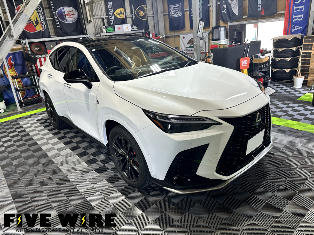 レクサスNX350hにオーサーアラームIGLA！ | 大阪FIVE WIRE公式ブログ