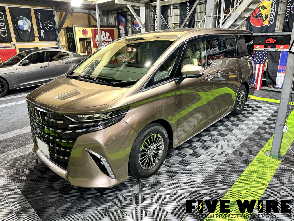 40アルファードにIGLA ALARM＆KVANT！ | 大阪FIVE WIRE公式ブログ