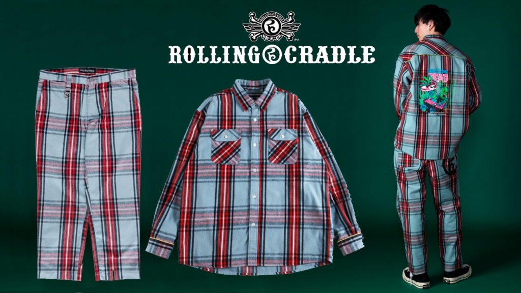 ROLLING CRADLE (ロリクレ)から チェック柄のセットアップ、タイダイソックス、サコッシュが入荷！ | ロックファッションな日々 | GEKIROCK CLOTHING BLOG