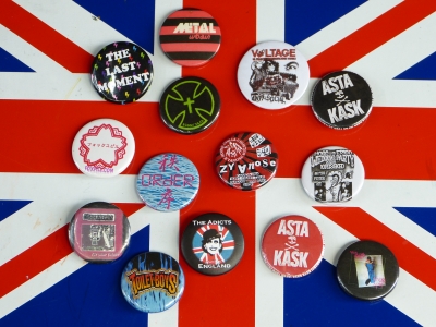 本日はUSED&UNUSED PUNK/HARDCORE/Oi/SLOGAN etc BUTTONS(缶 本日はUSED&UNUSED PUNK/HARDCORE/Oi/SLOGAN etc BUTTONS(缶