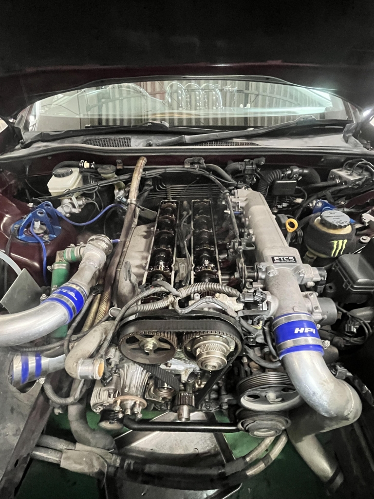 jzx110マーク2 エンジンオイル漏れ修理 | Viper Blog