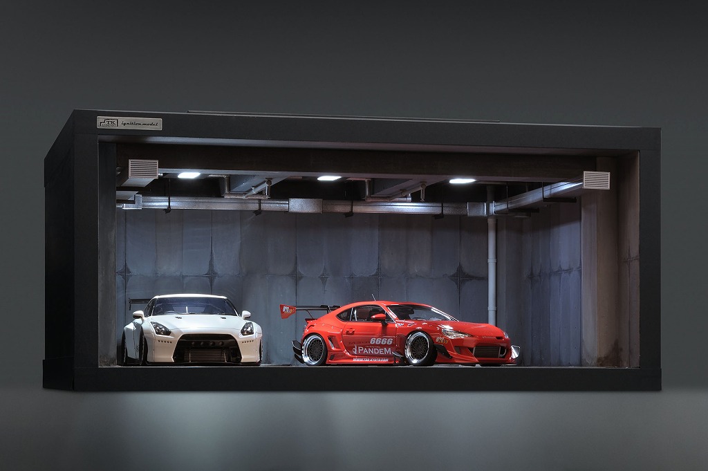 1/18 スケール専用 駐車場ジオラマ 受注スタート! | ignition model 1/18 スケール専用 駐車場ジオラマ 受注スタート! | ignition model