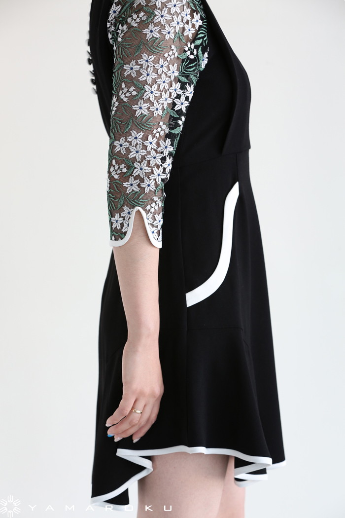 Mame Kurogouchi(マメ) Tulle Embroidered Sleeve Dress Mame Kurogouchi(マメ) Tulle Embroidered Sleeve Dress
