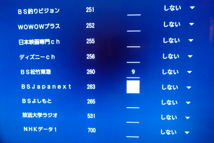 BS松竹東急とBSJapanextをテレビのリモコンに登録する | イケてる、モノ・コト