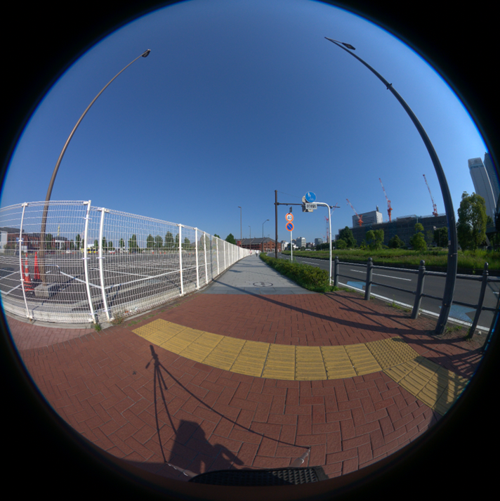 フィッシュアイーエクイレクタングラー変換 | Optical Learning Blog