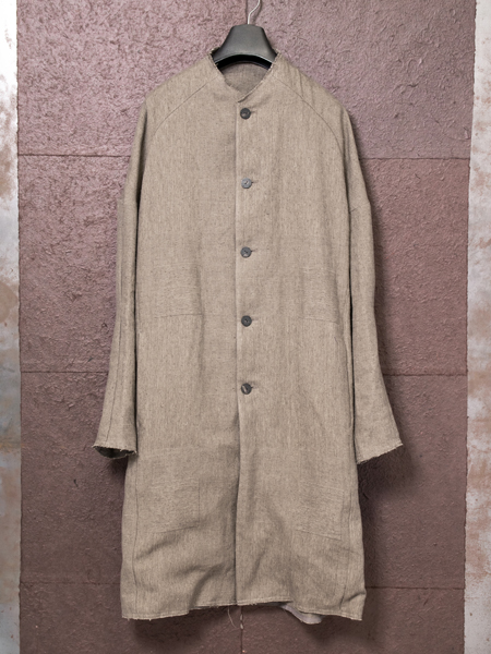 DEVOA Coat silk linen crazy check | ★VEKTOR BLOG
