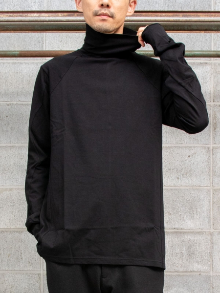 DEVOA High neck long sleeve Soft jersey /BLACK | ★VEKTOR BLOG