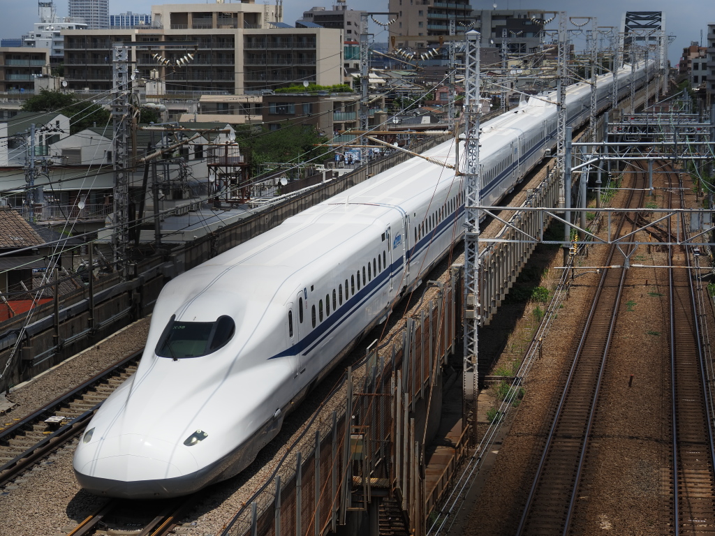 No.1593 N700a X38編成 N700S J28編成 西馬込跨線橋にて(その2) | TETSUYA氏ブログ