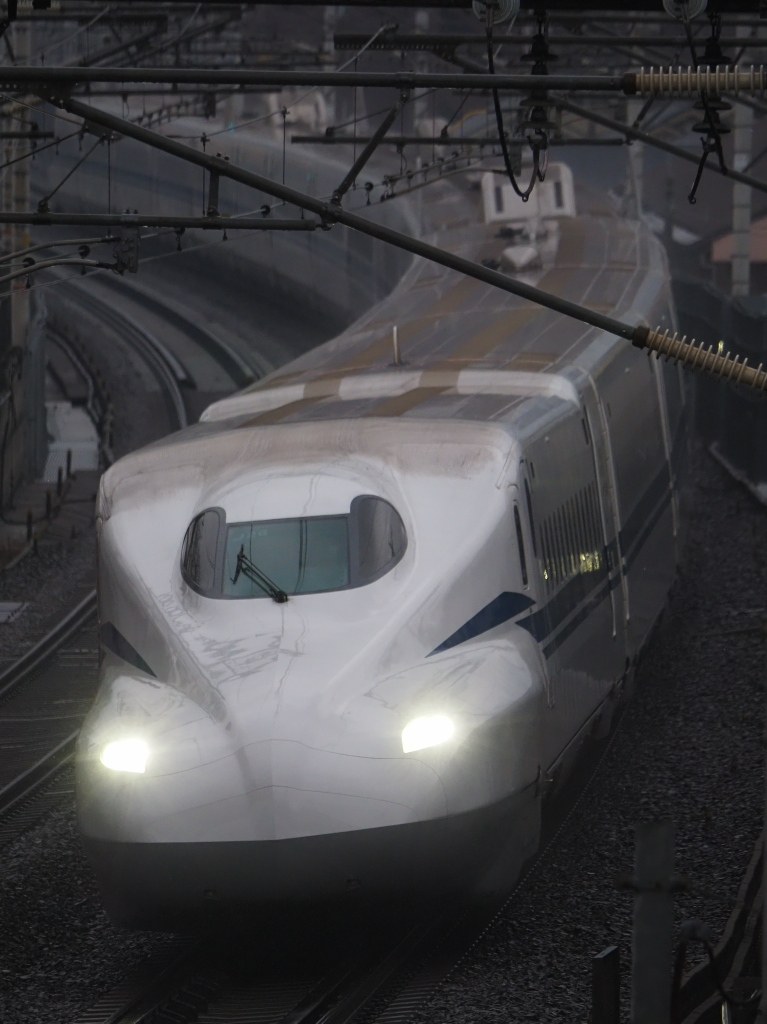 No.1942 N700S J7 J2 J26編成 小雨の山科付近にて | TETSUYA氏ブログ