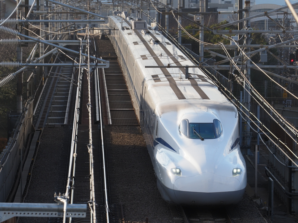 No.1958 N700S J9 J7 H1編成 本町跨線橋(東山トンネル西)にて(1/2) | TETSUYA氏ブログ
