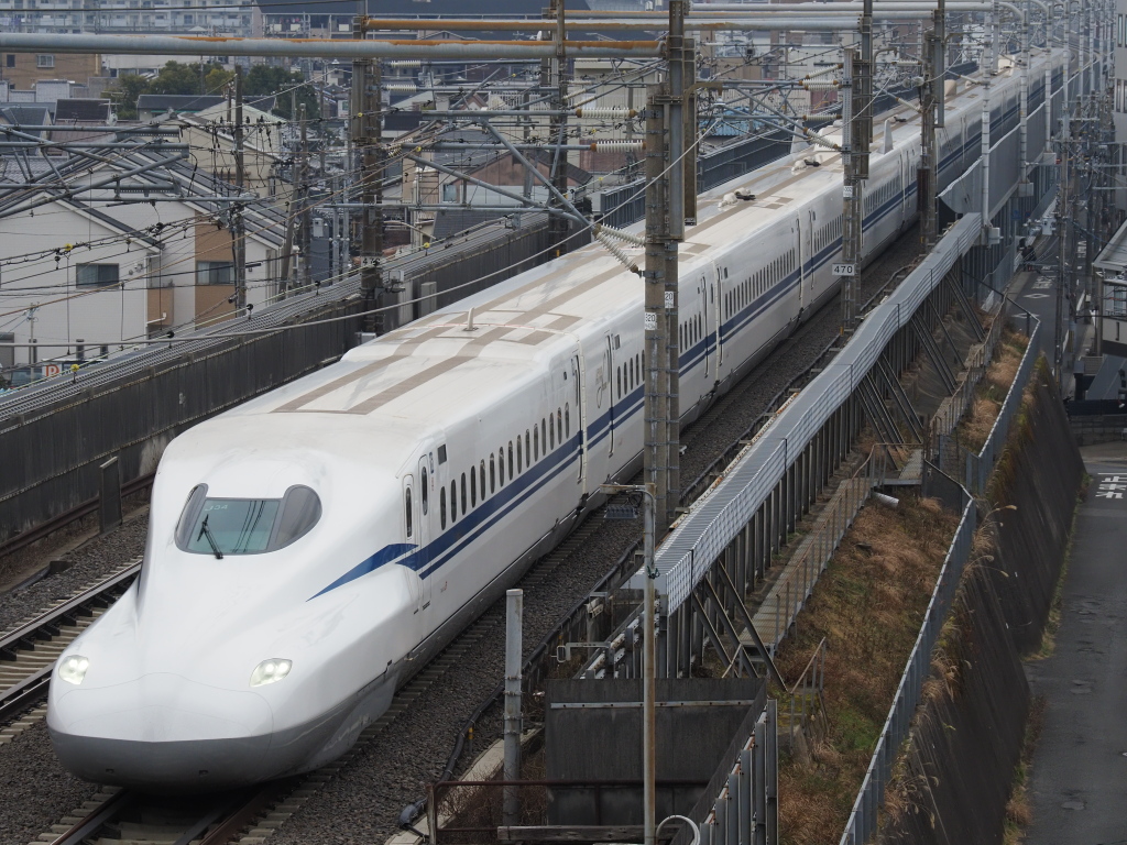 No.2008 N700S J1 J35 J34編成 山科付近にて | TETSUYA氏ブログ