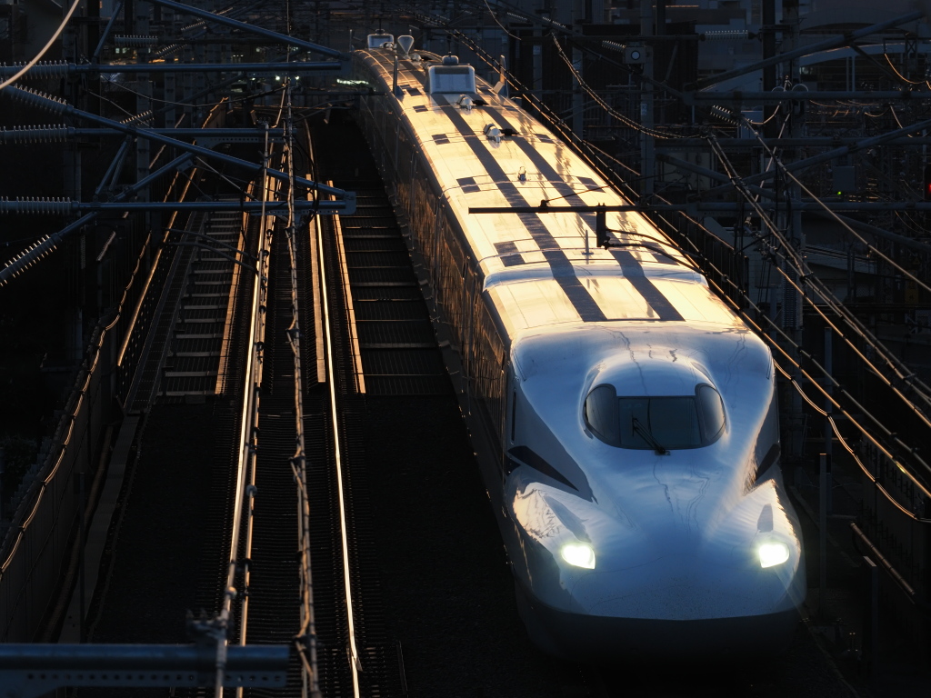No.2035 N700S J38 J10 J8編成 本町跨線橋(東山トンネル西)にて | TETSUYA氏ブログ