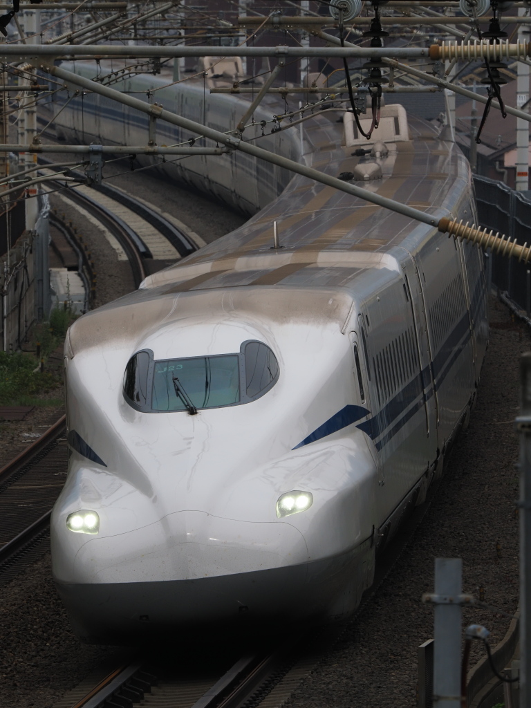 No.2134 N700S J20 J10 J23編成 山科付近にて(1/2) | TETSUYA氏ブログ