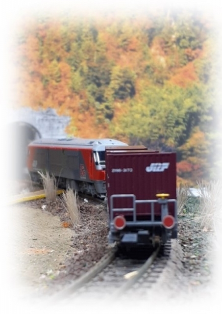 JR DF200-100形ディーゼル機関車とコキ107形貨車 | 湘南急行鉄道物語