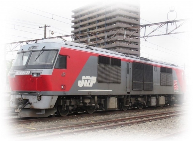 JR DF200-100形ディーゼル機関車とコキ107形貨車 | 湘南急行鉄道物語