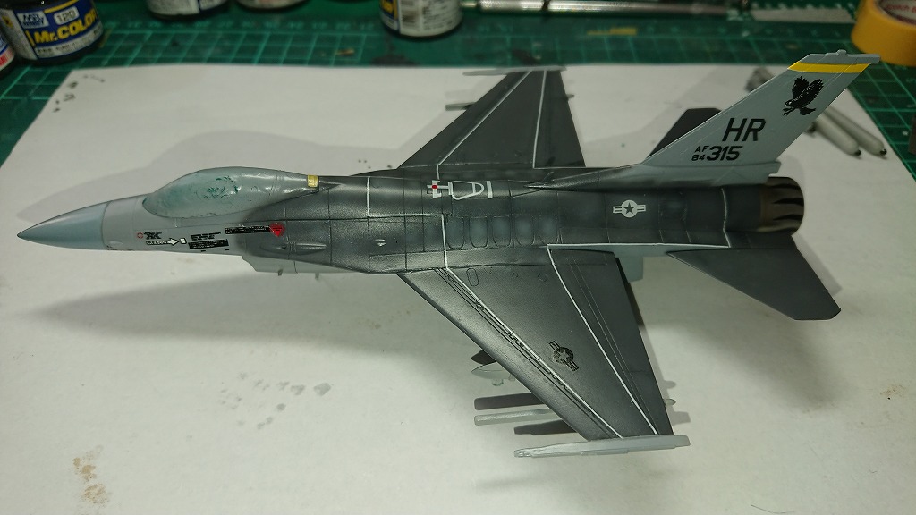 F-16 ファイティングファルコン 製作日記-8 | TAKEZOの模型の部屋 F-16 ファイティングファルコン 製作日記-8 | TAKEZOの模型の部屋