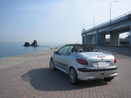 ウインドデフレクター、装着っ!! | 206CC**＆ELISE CR**＆ABARTH 500**と一緒♪