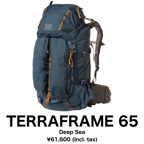 この夏のアウトドアにTERRAFRAME 65【MYSTERY RANCH TOKYO】 | A&F カントリー SHOP BLOG