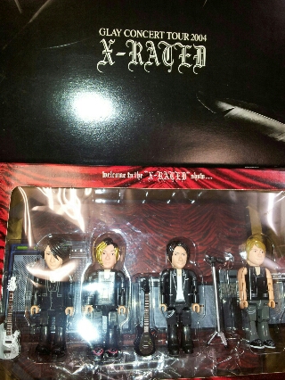 GLAY 2004 X-RATED tour 限定フィギュア | ロックな古本屋ブログ