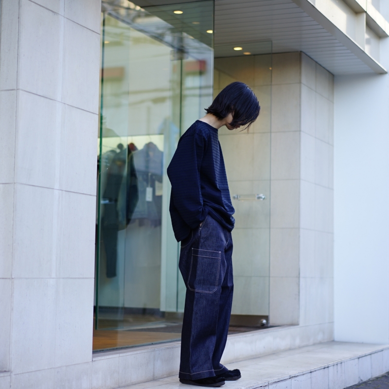 Graphpaper(グラフペーパー)23SS Collectionの新作、 Selvage Denim Cargo Pants(GM231-40101RB)/Rigidのご紹介です ...