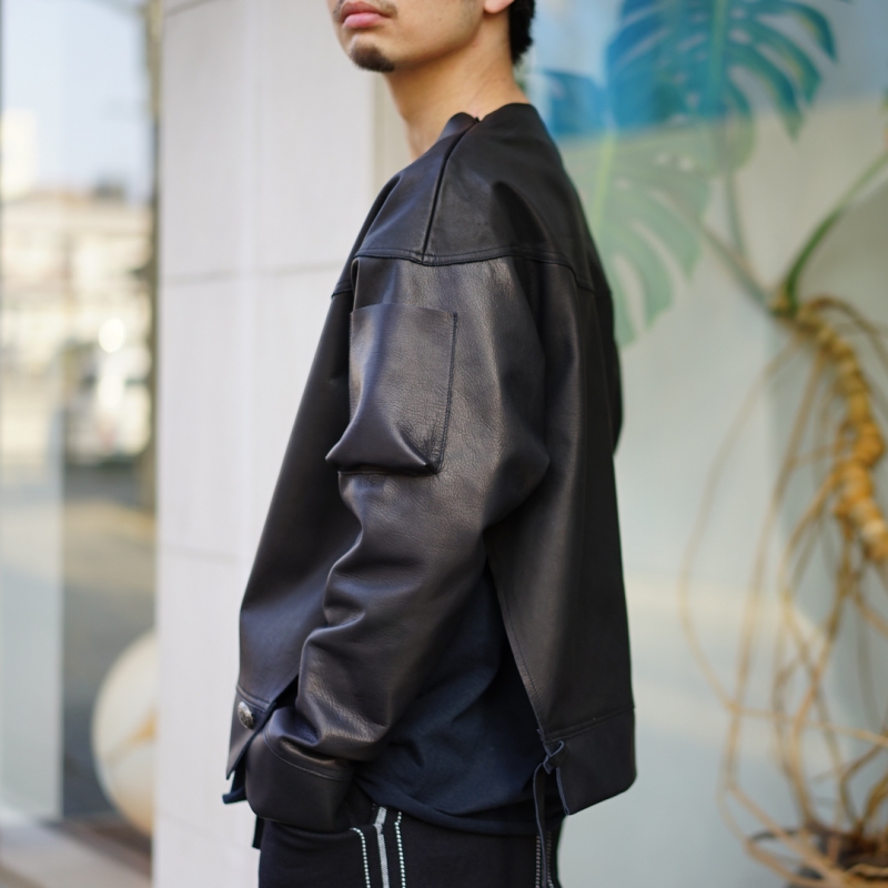 SUNSEA(サンシー)の新作Leather Sweat Shirtのご紹介です。 | BALUCA JOURNAL