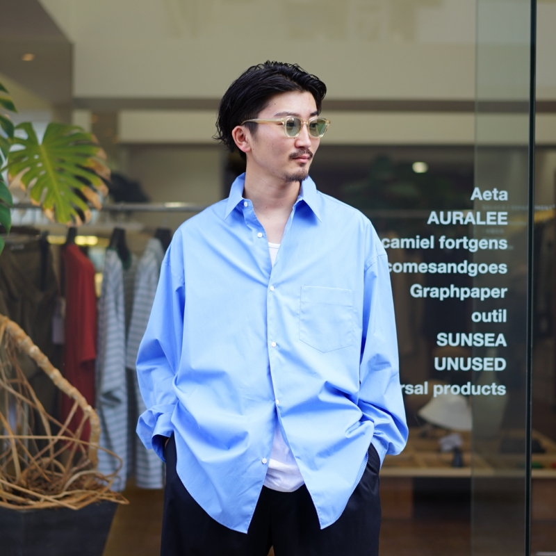 Graphpaper(グラフペーパー)23AW Collectionの新作 Solotex Twill Wide Chef Shorts(GM232-40059B)のご紹介です ...