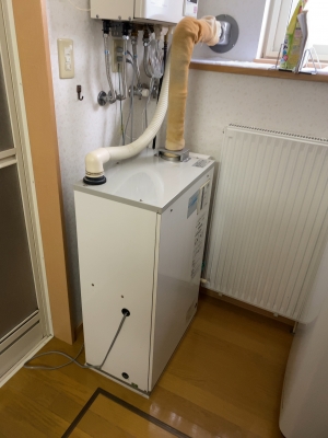 暖房ボイラー サンデン「CEB-M071C」からノーリツ「OH-G902FF RC BL」 | (株)鈴木総合住設 活動日記