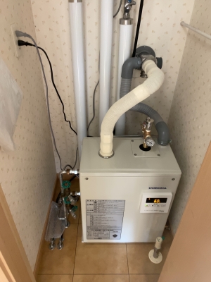 暖房ボイラー交換 三菱「VKH-80KU」から「UHB-G120H」へ交換 | (株)鈴木総合住設 活動日記
