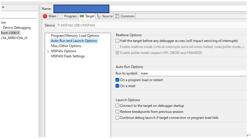 TI MSP430 USB1/MSP430 : Target must be connected before loading program | 高田馬場の組み込み屋さん-電子工作、回路設計 ...