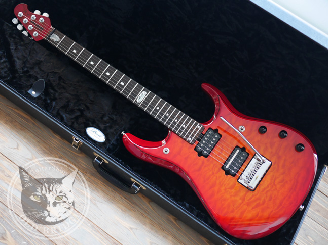 MUSIC MAN JP6 BFR John Petrucci Signature Cherry Burst Quilt！ | Guitar ...