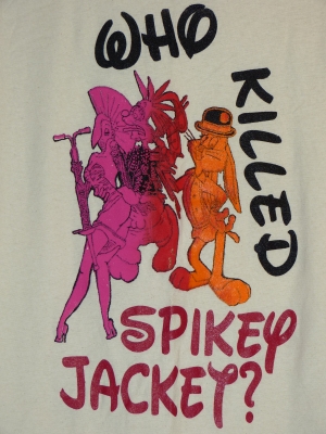 新入荷 !! WHO KILLED SPIKEY JACKET? オフィシャルTシャツ !!!!! WKSJ? WKSJ? WKSJ ...