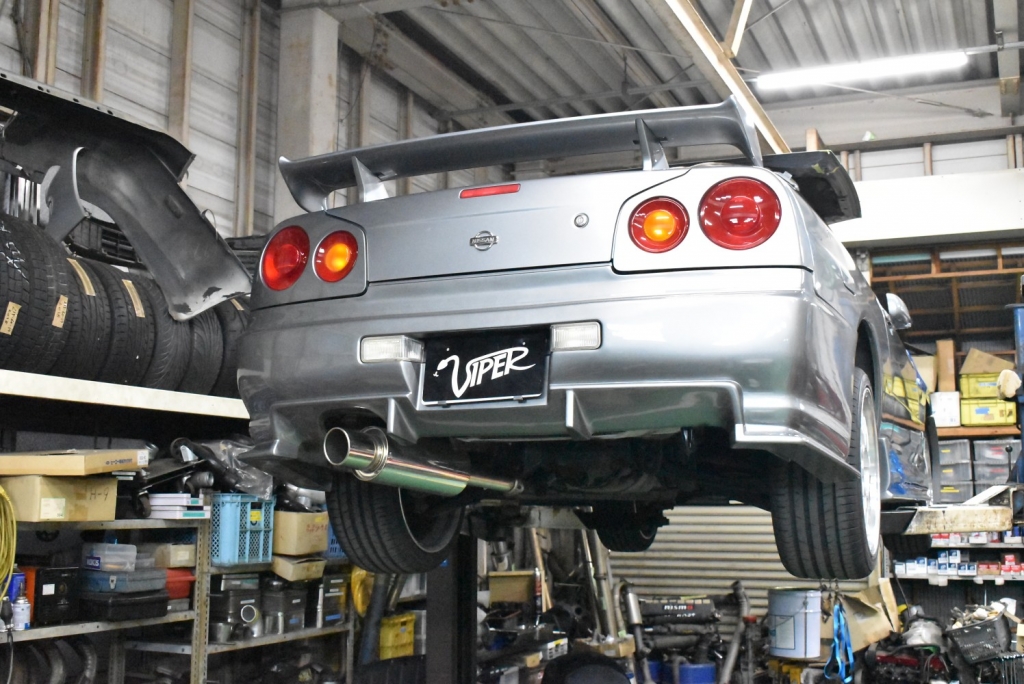 HR34スカイラインにER34 RB25DETと5速マニュアルトランスミッションを移植開始です！ | Viper Blog