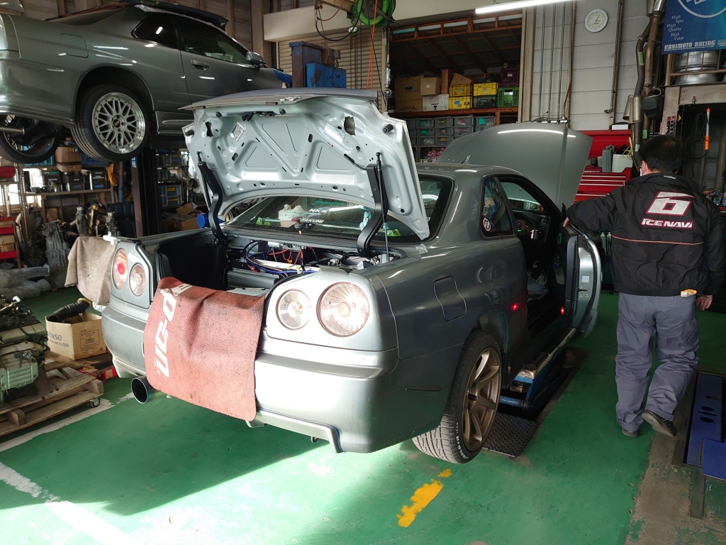 BNR34スカイラインGT-Rが警告灯点灯 | Viper Blog