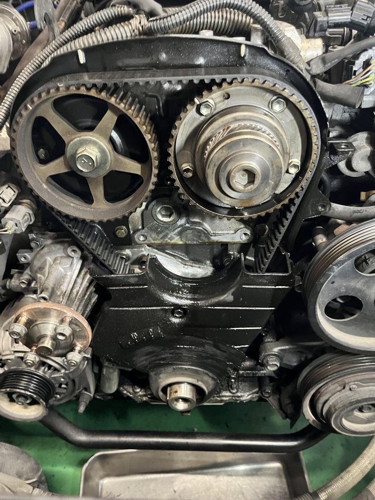 jzx110マーク2 エンジンオイル漏れ修理 | Viper Blog