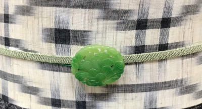 涼やかな大島紬単衣時期のコーディネート | 時代布池田ブログ