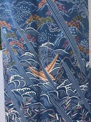 綺麗なアンティークの訪問着 | 時代布池田ブログ