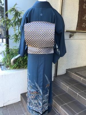 綺麗なアンティークの訪問着 | 時代布池田ブログ